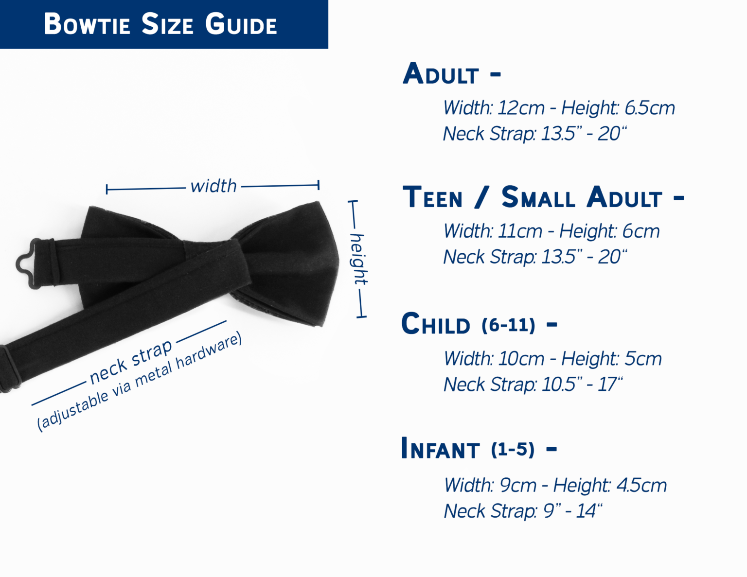 Size Guide – Stranger Ties